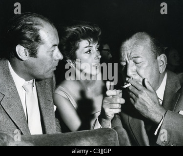 Rex Harrison, left, with his third wife, actress Rachel Roberts, at ...