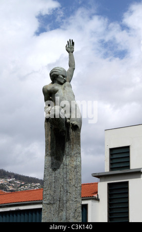 Portugal Madeira Funchal Monumento da Autonomia Stock Photo - Alamy