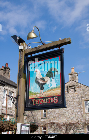 House in the village of Austwick, part of the Yorkshire Dales national ...