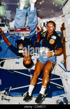 Astronauts Sultan Bin Salman Bin Abdul Aziz (Saudi Prince) and Patrick ...