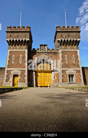 The east facing entrance to Scheveningen Prison, The Hague, Netherlands ...