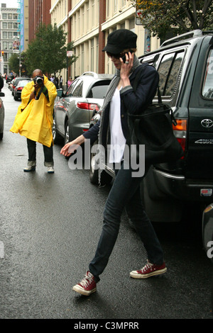 Nicole Kidman out and about in Soho on her mobile phone New York City ...