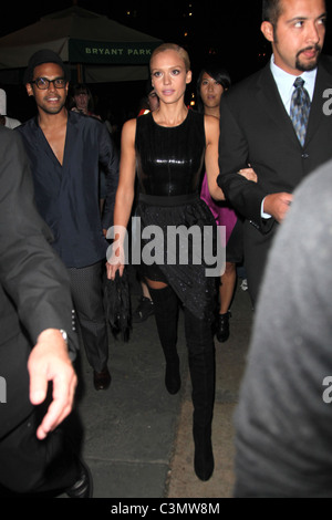 Jessica Alba Celebrities at Bryant Park Mercedes-Benz IMG New York ...
