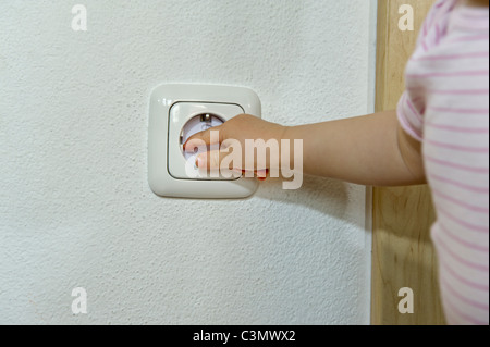 baby reach in socket danger for life safe safety handling socket outlet ...