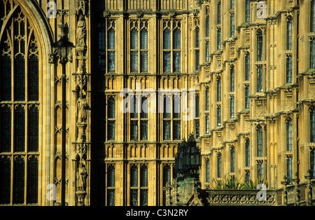 Windows of Houses of Parliament Palace of Westminster United Kingdom ...
