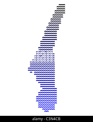 Map of Lake Starnberg, Bavaria Stock Photo - Alamy