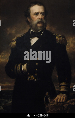 Portrait of the American Admiral, Samuel Francis Du Pont (1803-1865) by ...