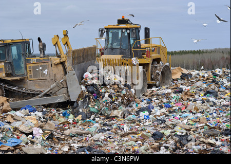 Regional waste management dump in New Brunswick Canada Stock Photo - Alamy