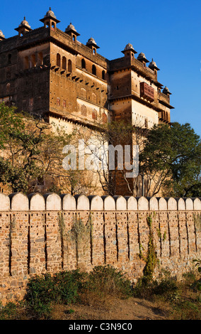 Raj Mahal Palace, Orchha, Madhya Pradesh, North India, India, Asia ...