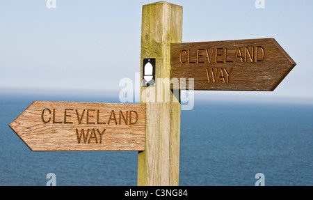 Close up of Whitby tourist information sign signs and map dispenser ...