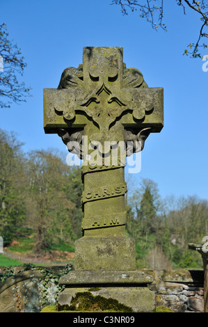 Memorial cross. All Saints Church. Wetheral, Cumbria, England, United ...
