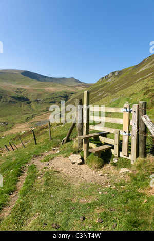 The Berwyn mountains - Moel Sych & Cadair Berwyn viewed from beneath ...