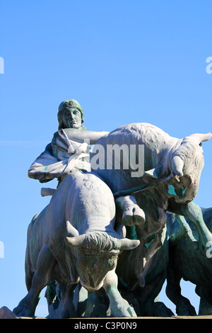 The Gefion Fountain Monument Featuring The Norse Goddess Gefjun ...