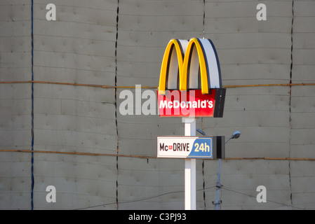 McDonald's McDrive logo Stock Photo - Alamy