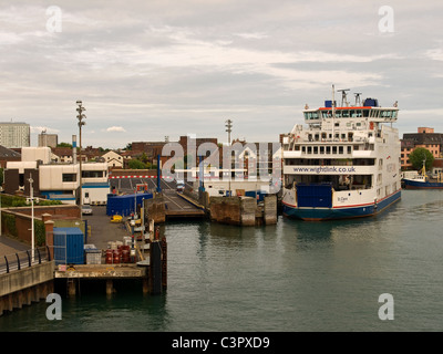 Wightlink ferry terminal at Portsmouth, Hampshire UK Stock Photo - Alamy