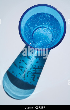 Germany, Bavaria, Mineral water in plastic cup, close-up Stock Photo ...