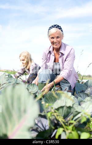 Germany, Saxony, Women working at the farm Stock Photo - Alamy