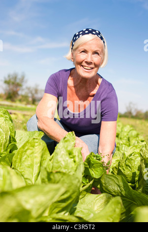Germany, Saxony, Women working at the farm Stock Photo - Alamy