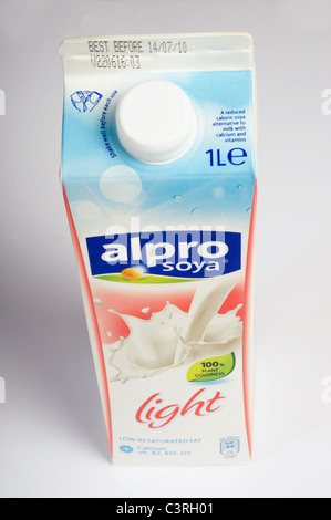 Alpro soya light Stock Photo - Alamy