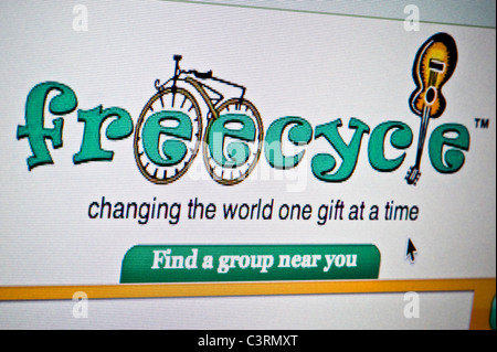 Freecycle.org website screenshot Stock Photo - Alamy