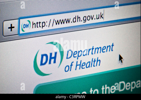 Close up of the NHS Direct logo as seen on its website. (Editorial use ...