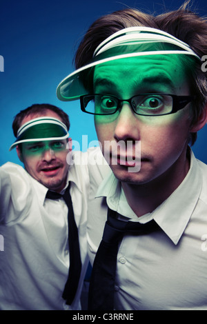 Accountant Wearing Eyeglasses Stock Photo - Alamy