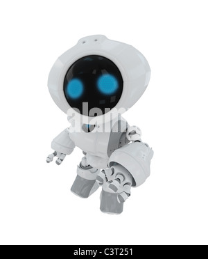 Smart bright robot figurine Stock Photo - Alamy