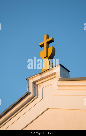 Hussite Cross atop 16th Century Jewish Synagogue converted into Church ...