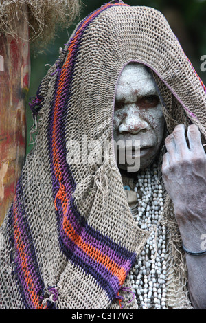 Huli woman, Tari, Papua New-Guinea, Huli woman, Asia, people, landscape ...