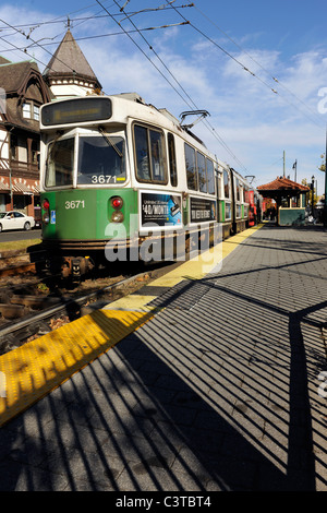 Trolley Car Boston Massachusetts Stock Photo - Alamy