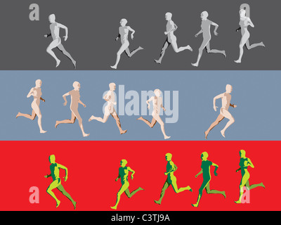 Male athlete running Stock Photo - Alamy