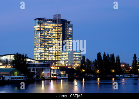 The headquarters of Philips Consumer Lifestyle at dawn, Amsterdam ...