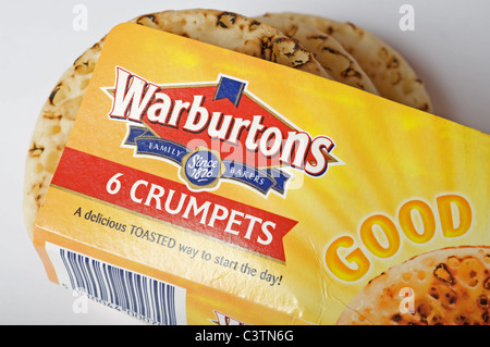 Packet of crumpets Stock Photo - Alamy