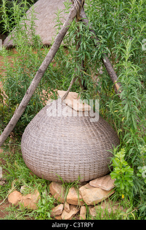 Basotho Cultural Village, Golden Gate national park, Free State, South ...
