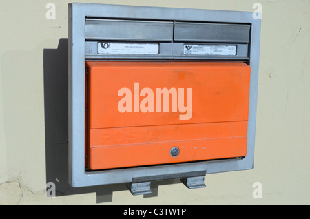 Ceska Posta or Czech mail delivery truck Stock Photo - Alamy