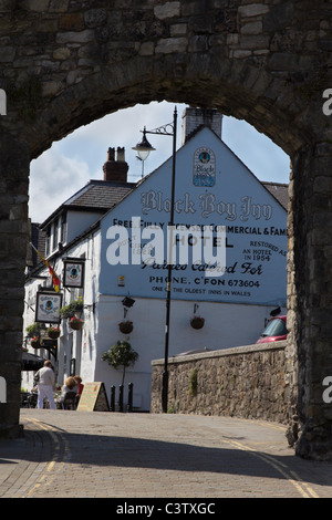 The Black Boy Inn in Caernarfon built in 1522 is one of the oldest inns ...