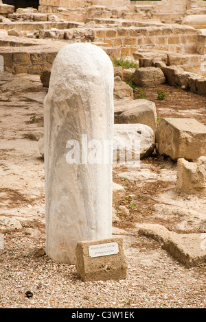 St. Paul's Pillar in Paphos, Cyprus. Iconic Stone Stock Photo - Alamy