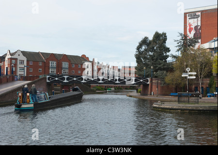 Old Turn Junction near Brindley Place canal centre in Birmingham Stock ...