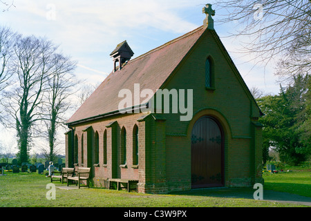 Fowlmere cemetery chapel Cambridgeshire Stock Photo - Alamy