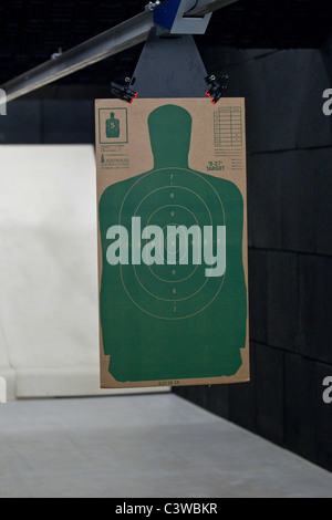 Human-shaped shooting target at Texas Department of Public Safety's ...