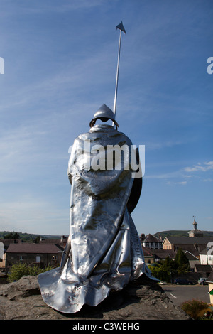 Llandovery, Wales, Llewelyn ap Gruffydd Statue, Llewellyn ap Griffith ...