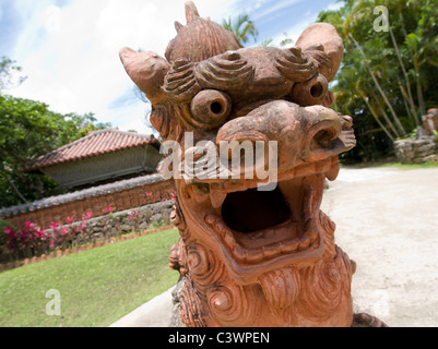 Shisa ( shishi, shisaa ) dog / lion. Traditional Okinawan talisman at ...