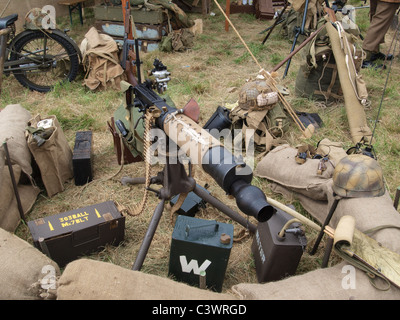 World War Two water-cooled M1917A1 / M1917 A1 Browning machine gun ...