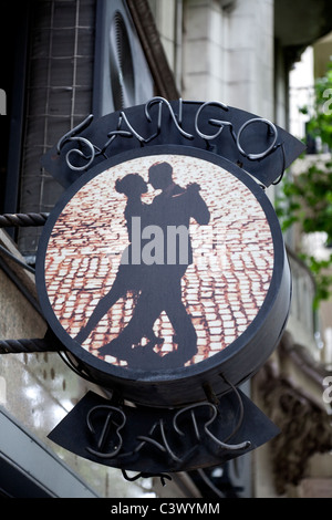 Tango sign, Buenos Aires, Argentina Stock Photo - Alamy