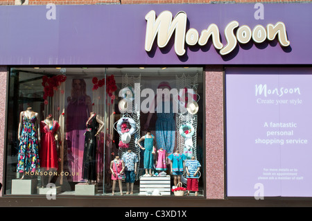 Monsoon retail women's clothing shop store, high street chain store ...