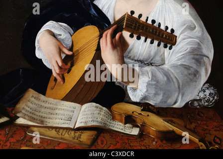 The Lute Player, probably ca. 1597, by Caravaggio (Michelangelo Merisi ...