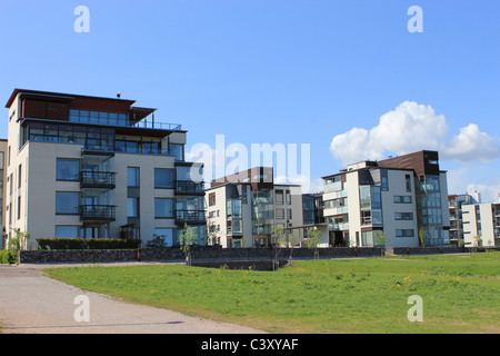 Modern Finnish apartments in Helsinki Finland Stock Photo - Alamy