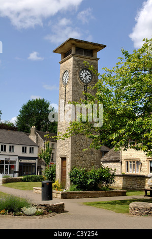 The Clock Tower and town center, Nailsworth, Gloucestershire, England ...