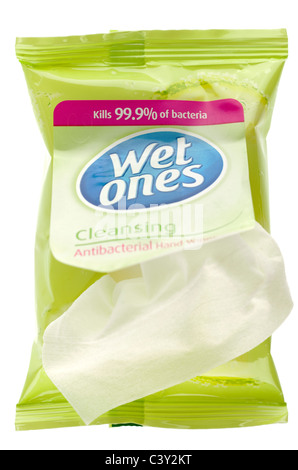 Green pack of wet wipes isolated on the white Stock Photo - Alamy