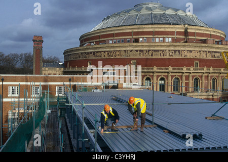 Roofing adjacent to the Royal Albert Hall. London, United Kingdom Stock ...